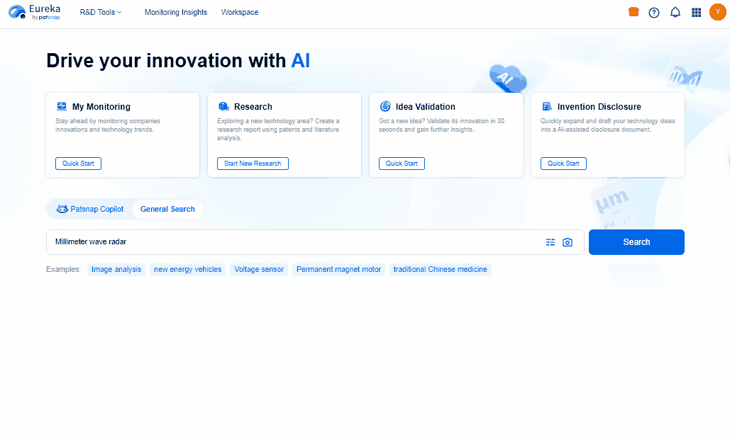 Patsnap Eureka | 特許専用AIで技術調査を革新｜パトコア株式会社